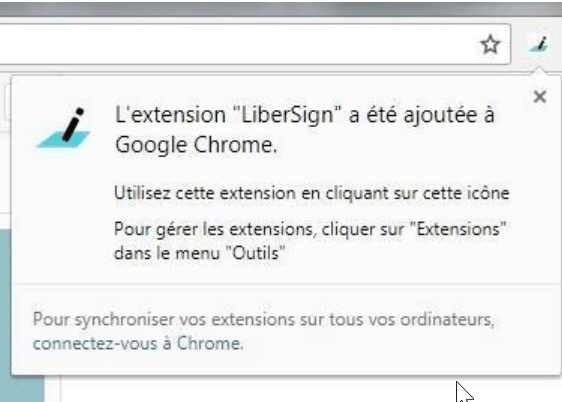 Installation de l’outil de signature électronique LIBERSIGN V2